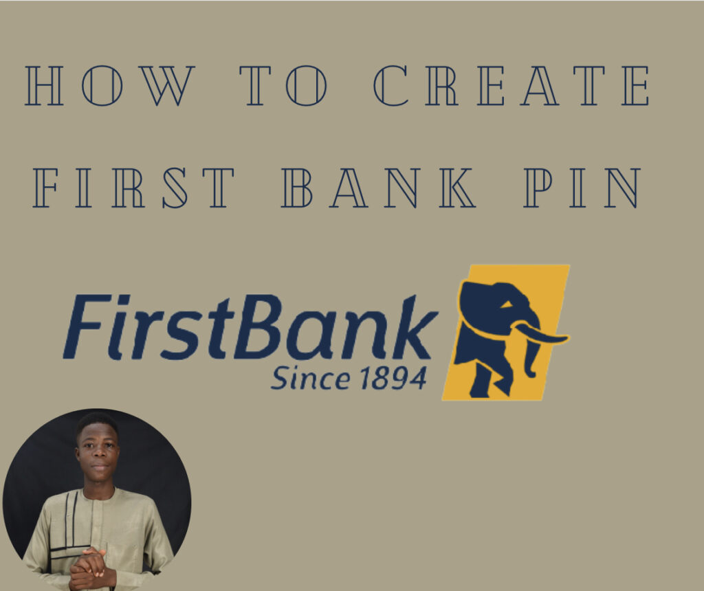 How to get a 5-digit Pin for your First Bank Transfer Now!